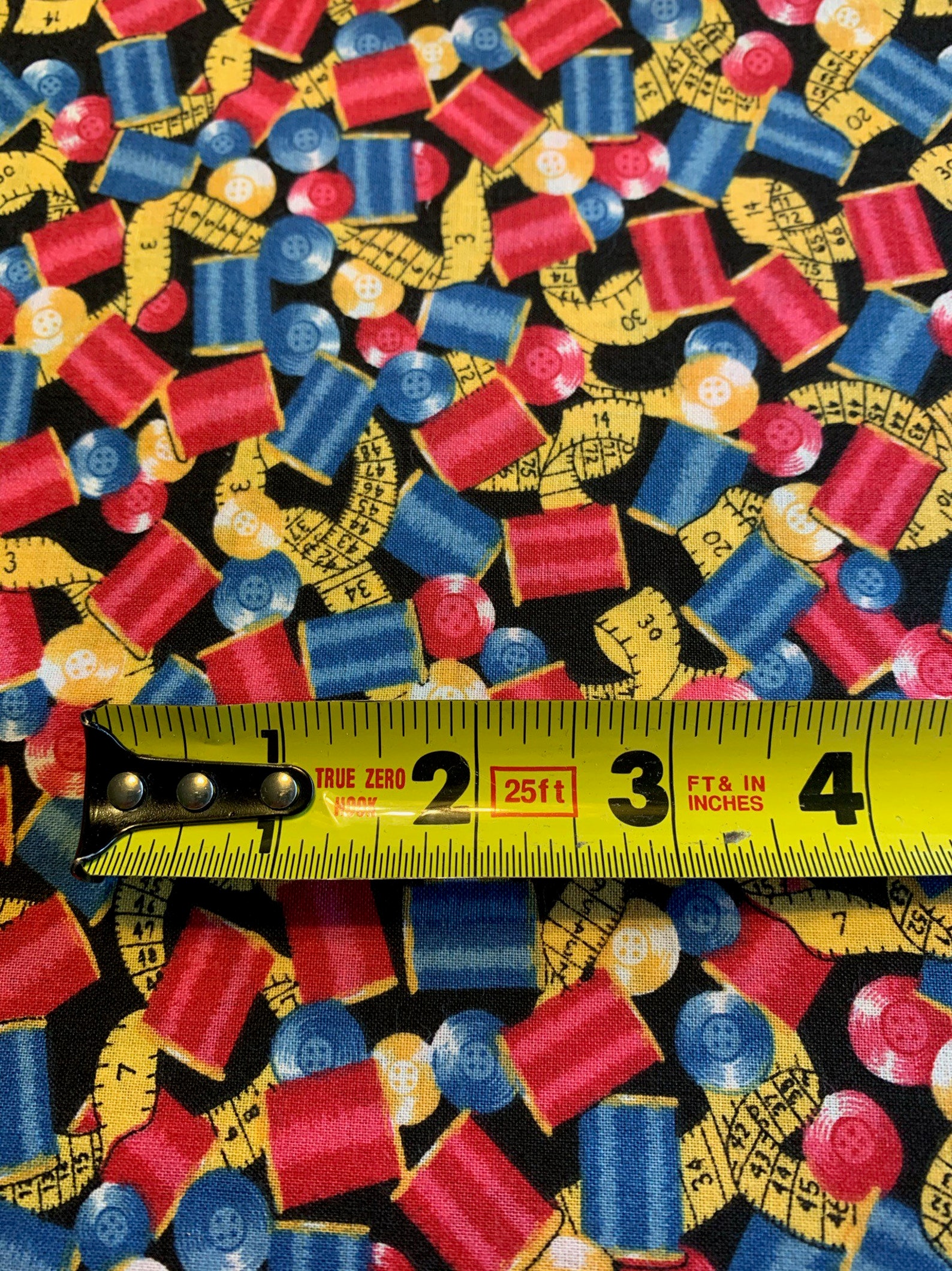 1/2 Yd Sewing Notions Cotton Fabric by Fabric Traditions B1 - Etsy