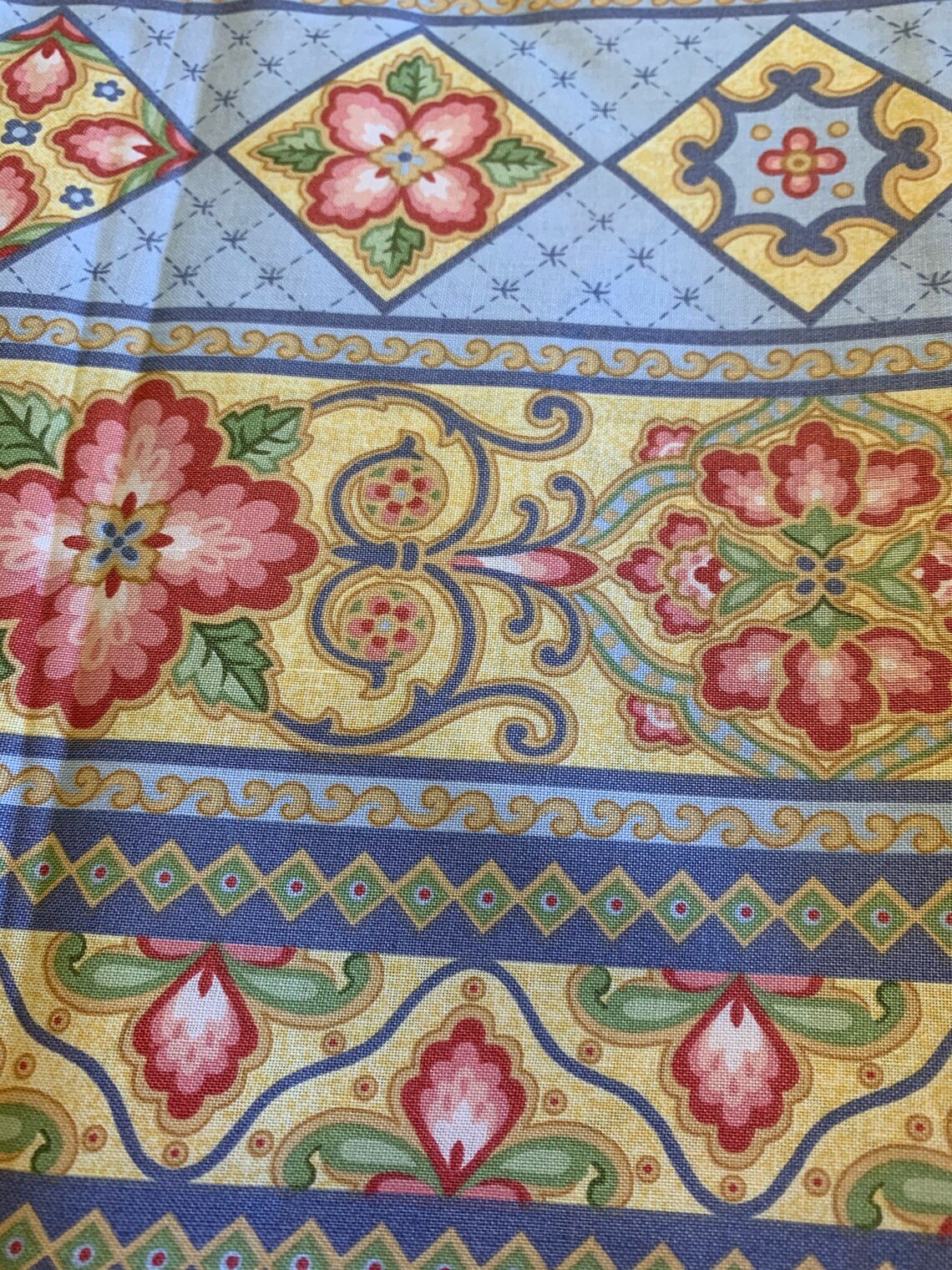 1/2 Yd Janet Page for V.I.P. Fabrics Cranston Print Works - Etsy