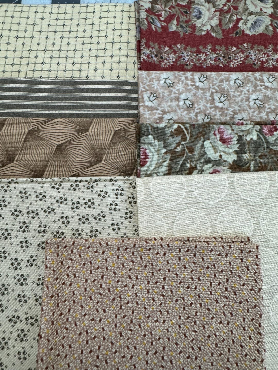 Fat Quarter Worn & Loved 1800’s Reproduction Prints by Jeanne Horton ...