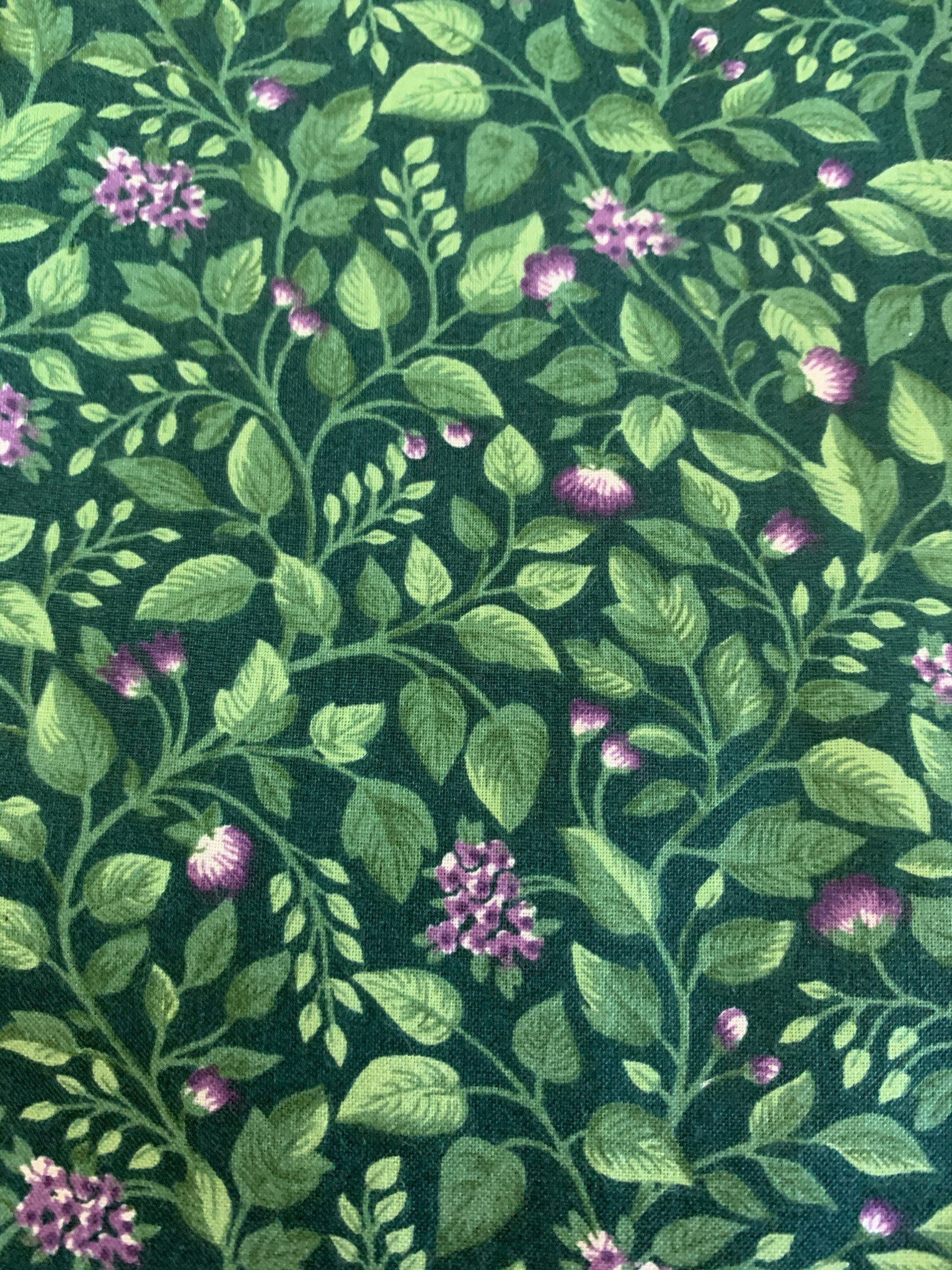 1/2 Yd Vintage Springs Industries Flowers Floral Cotton Quilt Fabric C5 ...