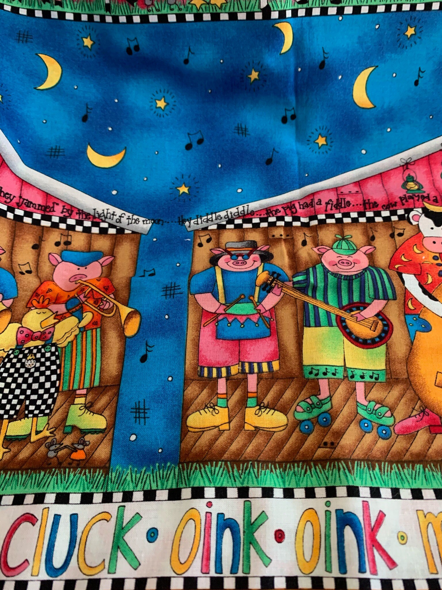 1/2 yarda animal banda KP KIDS por Kari Pearson Cotton Fabric - Etsy España