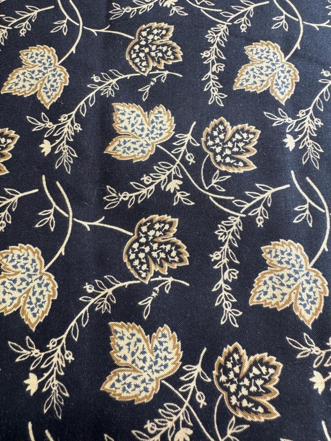 1/2 Yd material Pleasures 1800s Reproduction Print by Brackman ...