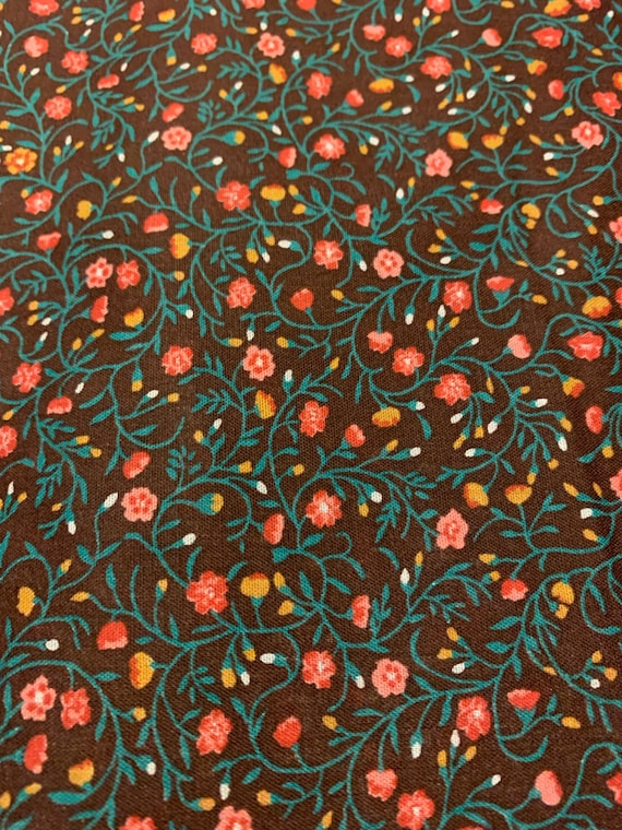 20 Vintage Calico Floral Print Cotton Fabric 565 - Etsy