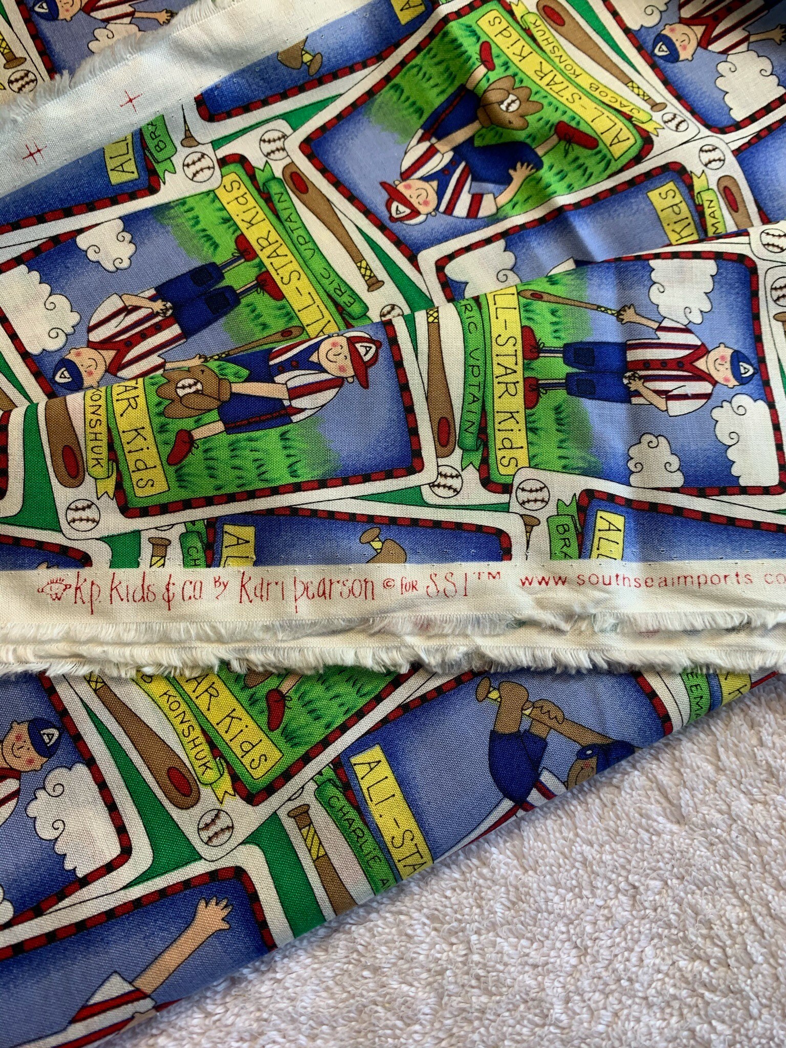1/2 Yard All Stars Kids KP KIDS By Kari Pearson Cotton Fabric | Etsy