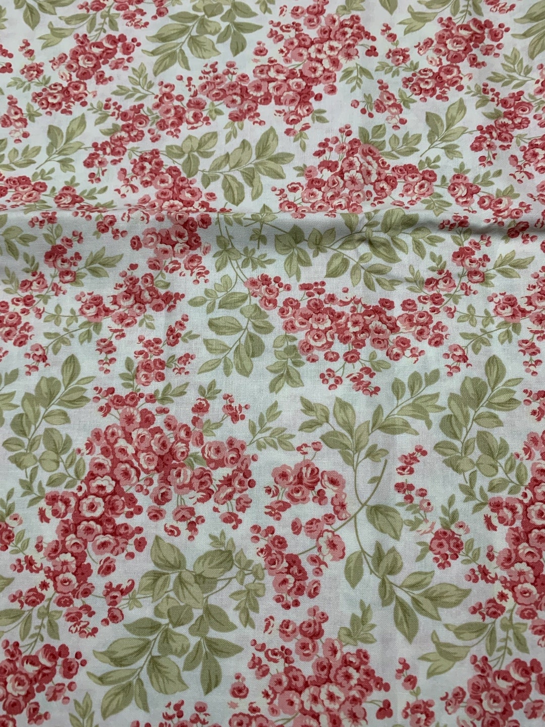 1/2 Yd “whitewashed Cottage” Floral Print by 3 Sisters for Moda Cotton ...