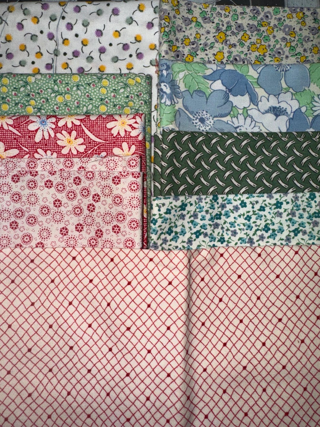 Fat Quarter Prints 1930’s Reproduction Cotton Fabric F - Etsy