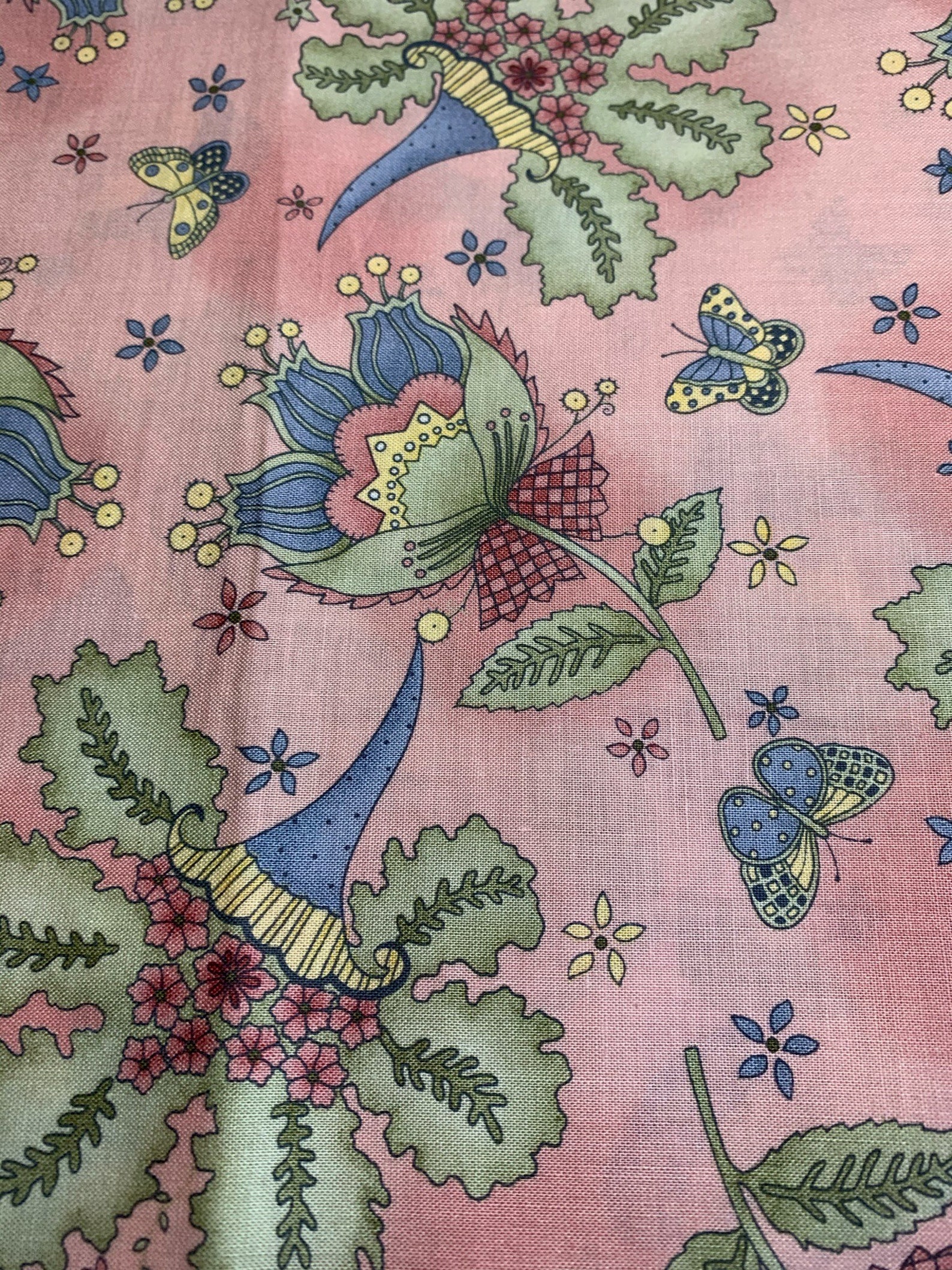 1/2 YD Debbie Mumm Spring Floral Flowers Cotton Fabric C2 | Etsy