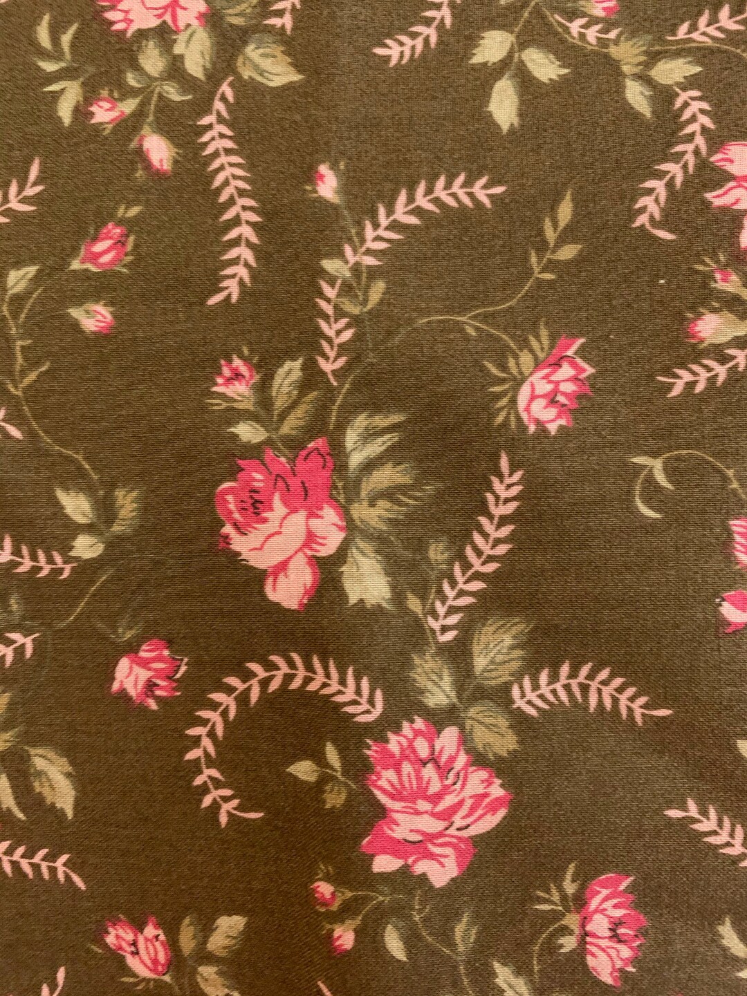 1/2 Yd Vintage Floral Calico Cotton Fabric C5 - Etsy