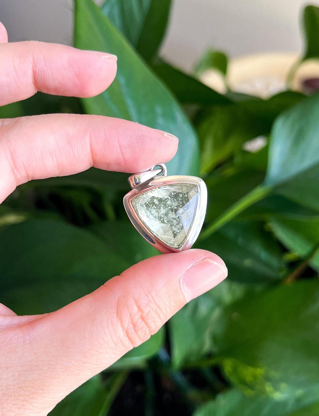 Genuine Libyan Desert Glass Silver Pendant 19x22 Mm 23 - Etsy