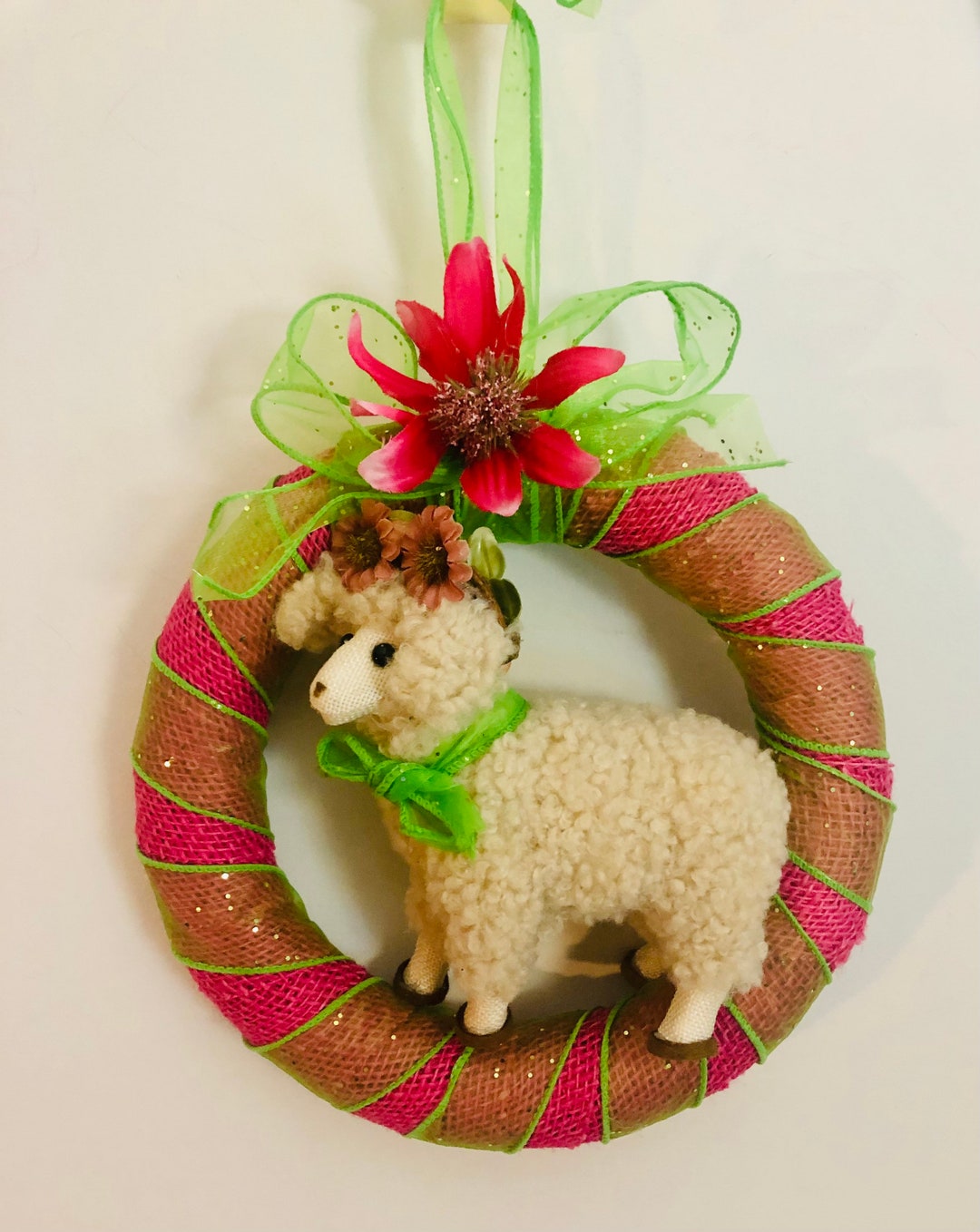 Wall Hanging Little Lamb - Etsy