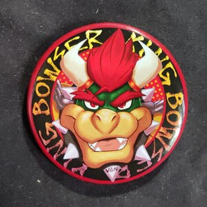 Bowser Button Set - Etsy