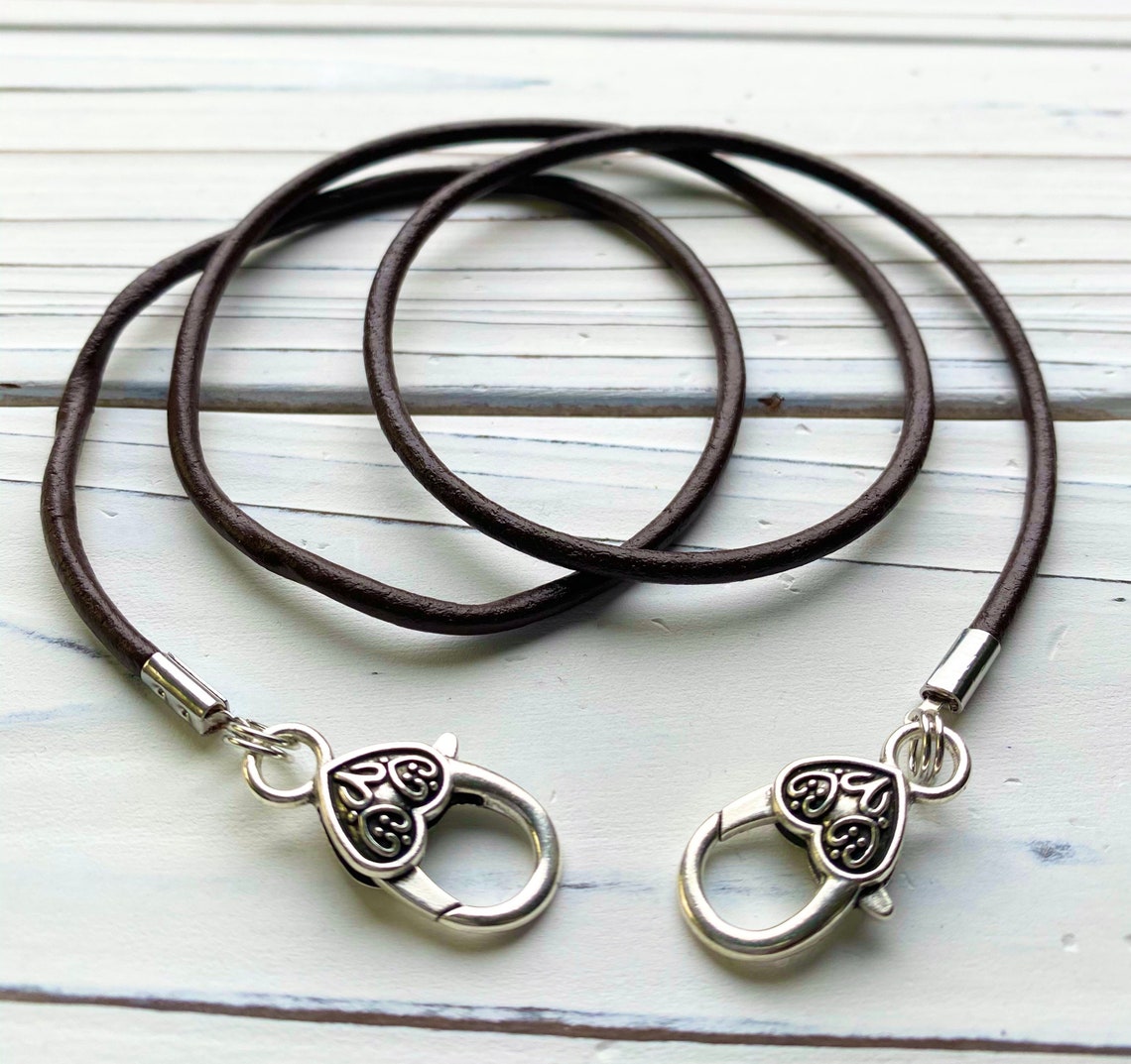 Leather Face Mask Lanyard |mask Holder | Mask Strap | Mask Necklace ...