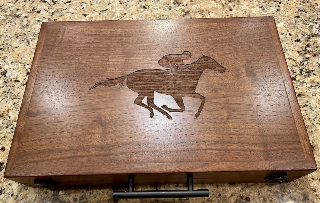 Custom Handmade Wood Horse Race Game | Luxury Gift | Unique Holiday ...