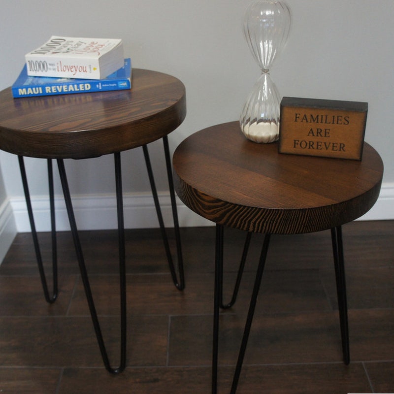 Rustic End Tables - Etsy