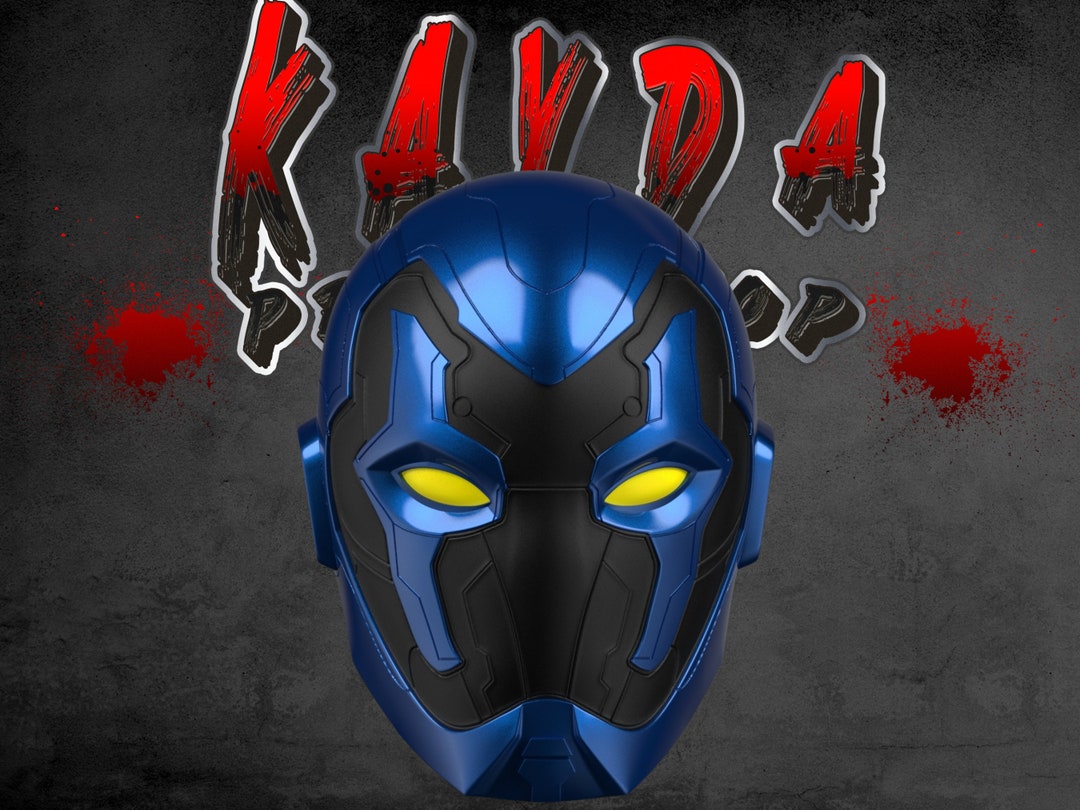 Blue Beetle 3D Printed Cosplay Helmet - Etsy