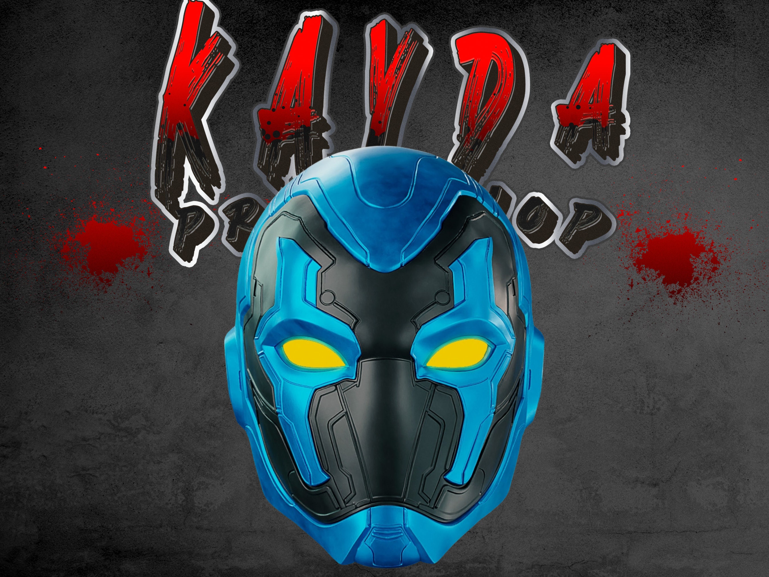 Blue Beetle 3D Printed Cosplay Helmet - Etsy