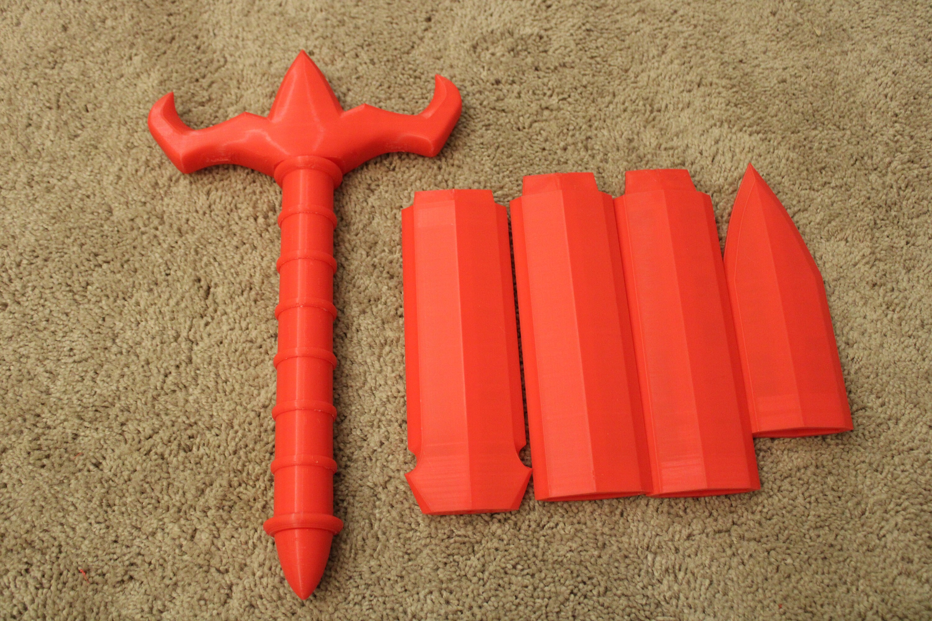 Janemba Dragon Ball Z 3d Printed Cosplay Sword - Etsy