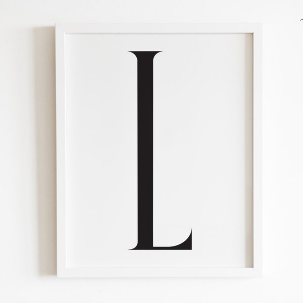 Initial Wall Art - Etsy