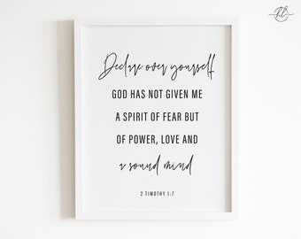 Power Love Sound Mind Hope and Faith Pendant Necklace Sobriety - Etsy