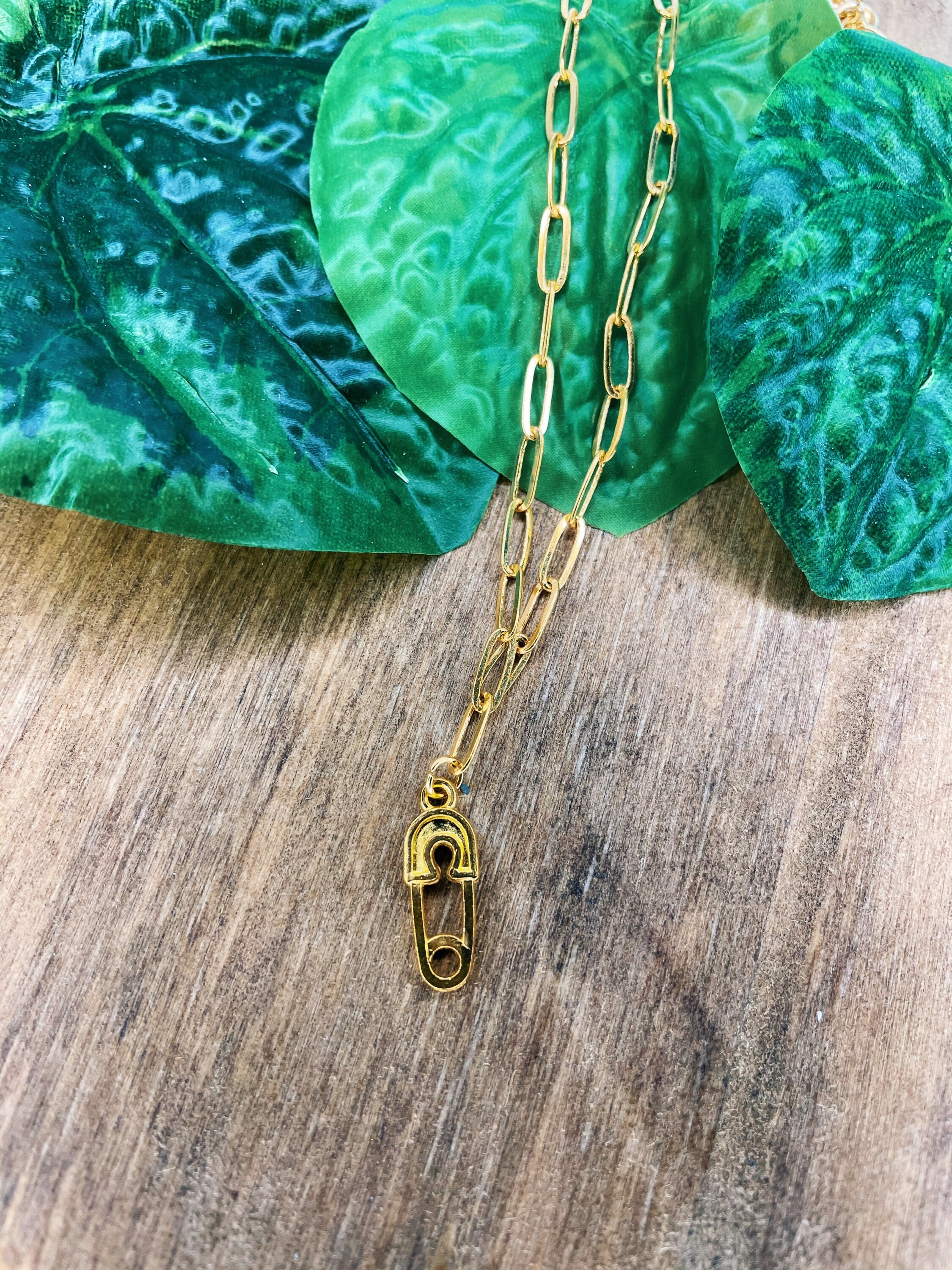 Safety Pin Necklace Or Earrings | Etsy