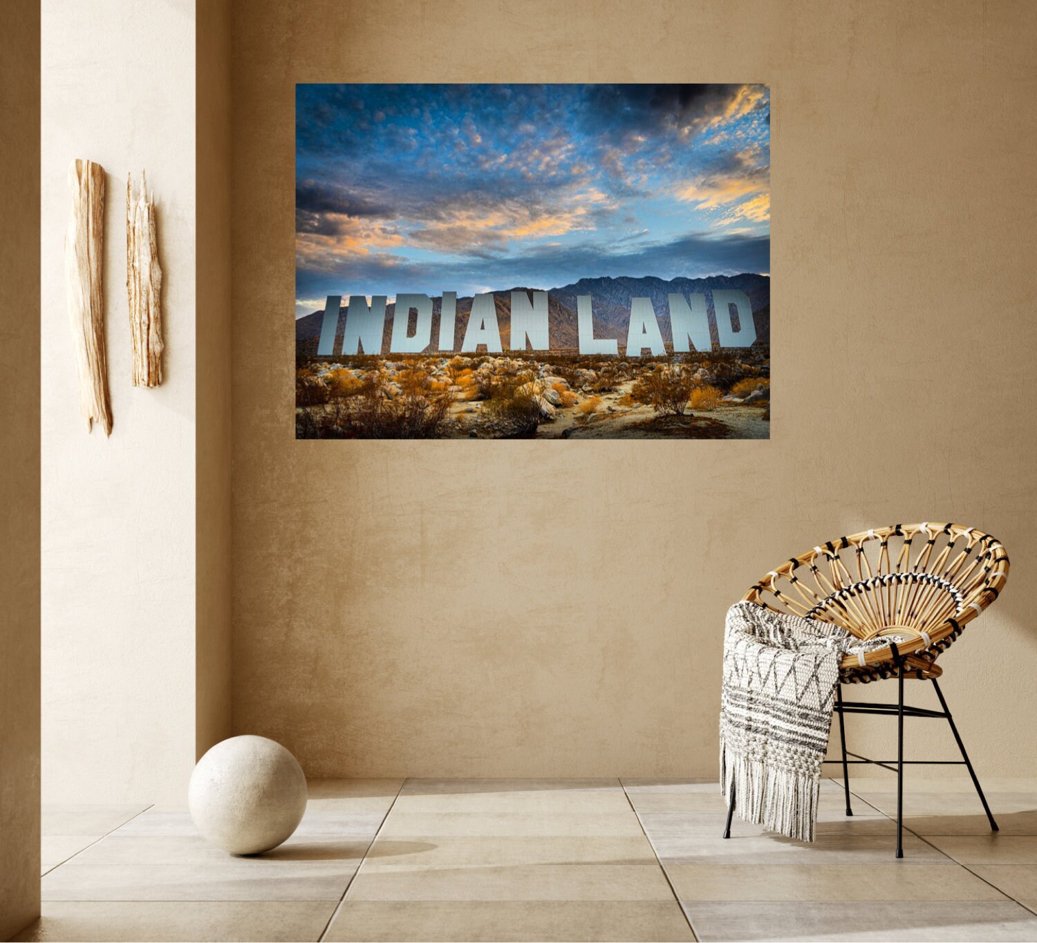 Indian Land | Palm Springs Sign | Mid Century | Modernism | Photography ...