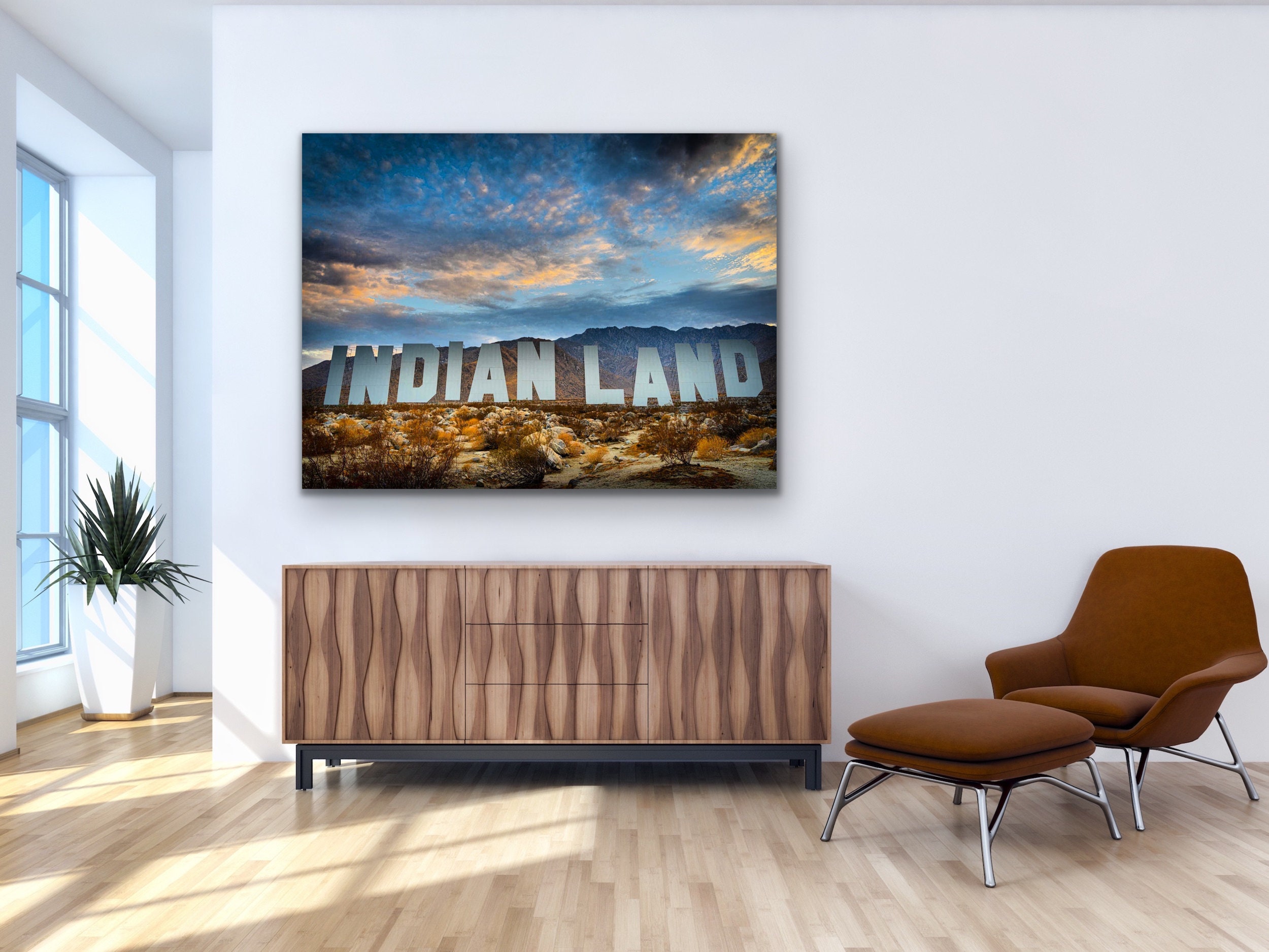 Indian Land | Palm Springs Sign | Mid Century | Modernism | Photography ...
