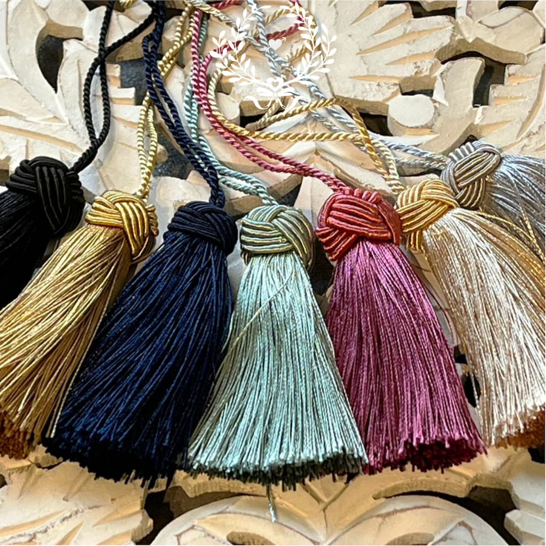 Decorative Key Tassels, Key Tassels, Vintage Style Tassels, Antique ...