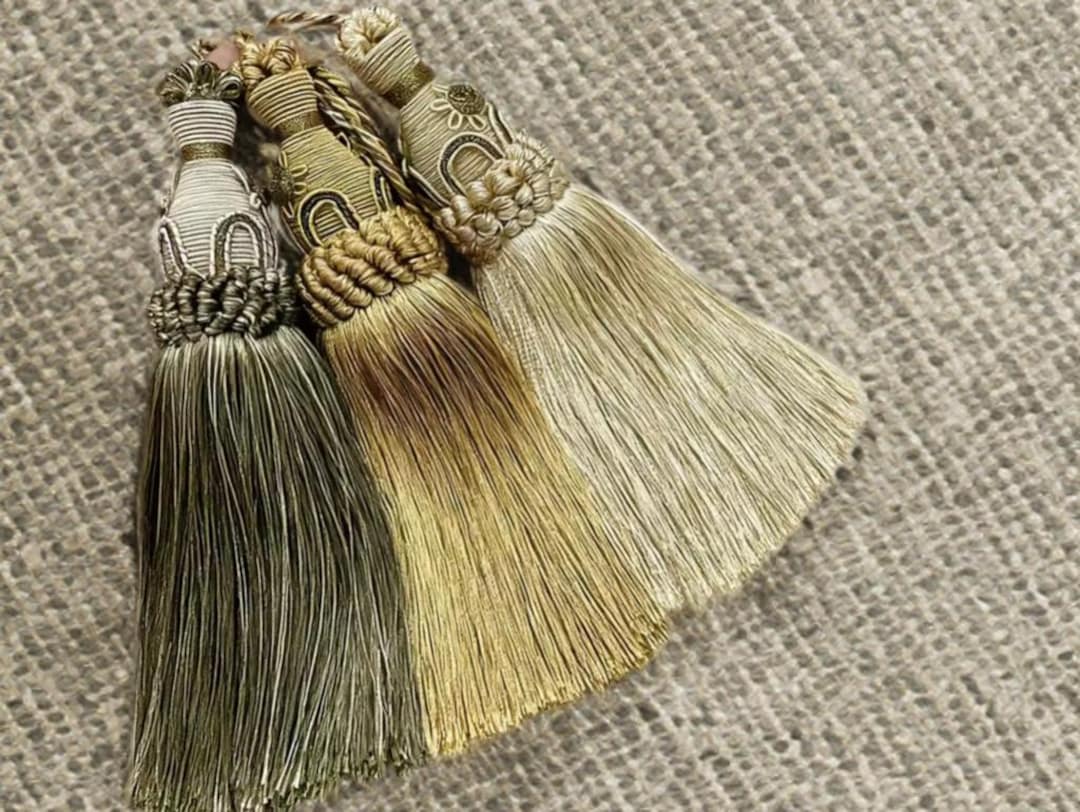Decorative Key Tassels, Key Tassels, Vintage Style Tassels, Antique ...