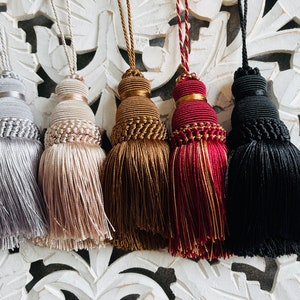 Decorative Key Tassels, Key Tassels, Vintage Style Tassels, Antique ...