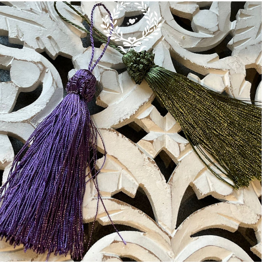 Decorative Key Tassels, Purple Key Tassels, Green Key Tassels, Lilac ...