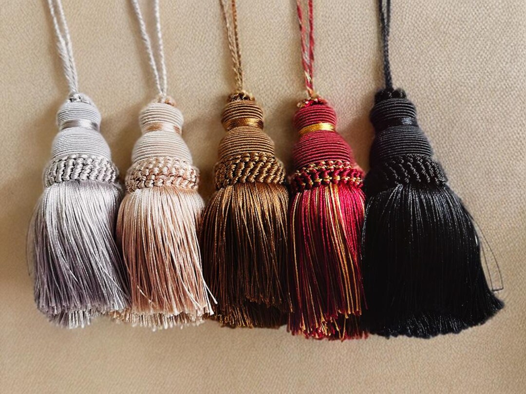 Decorative Key Tassels, Key Tassels, Vintage Style Tassels, Antique ...