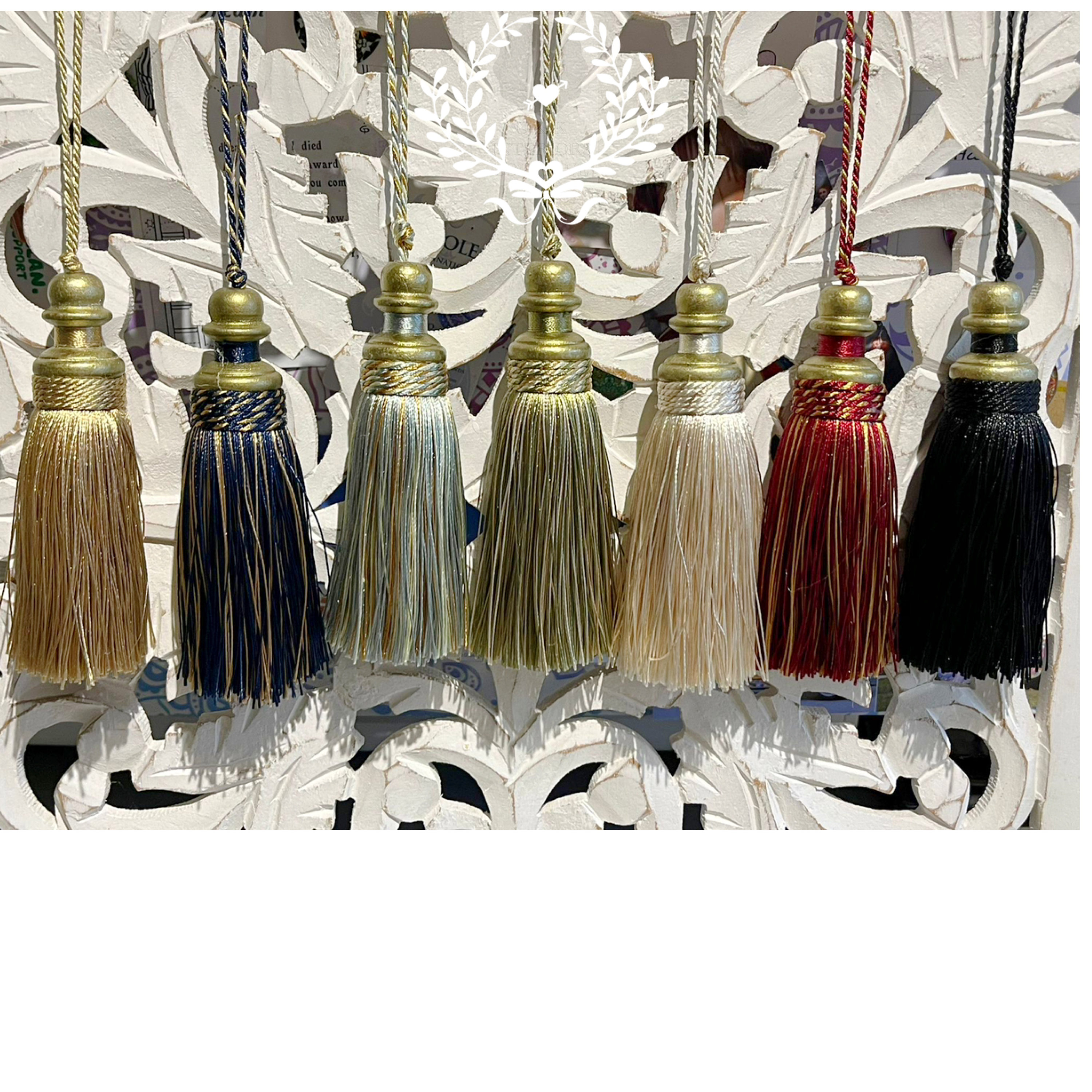 Decorative Key Tassels, Key Tassels, Vintage Style Tassels, Antique ...