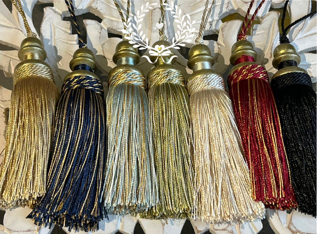 Decorative Key Tassels, Key Tassels, Vintage Style Tassels, Antique ...