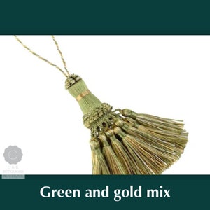 Decorative Key Tassels, French Style Key Tassels, Vintage Style Tassels ...