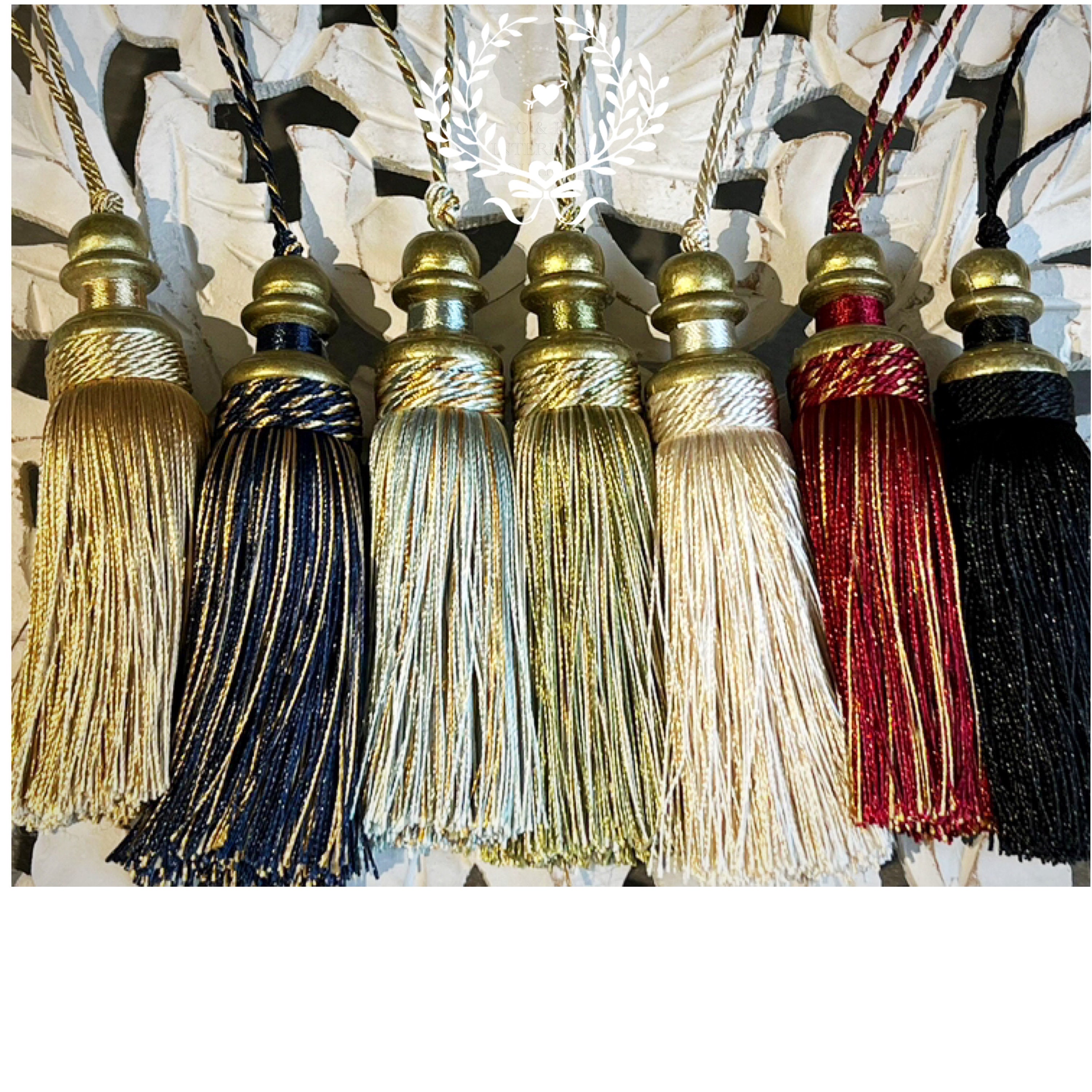 Decorative Key Tassels, Key Tassels, Vintage Style Tassels, Antique ...