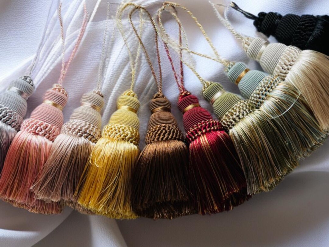 Decorative Key Tassels, Key Tassels, Vintage Style Tassels, Antique ...