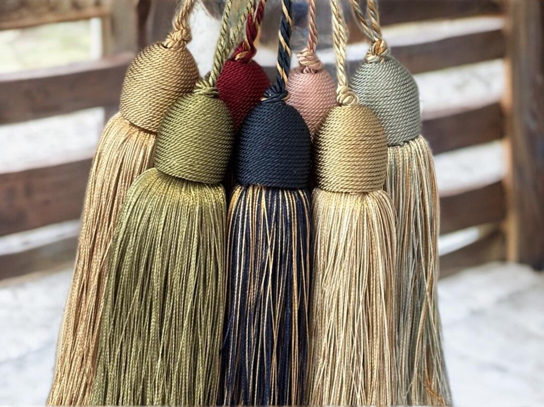 Decorative Key Tassels, Key Tassels, Vintage Style Tassels, Antique ...