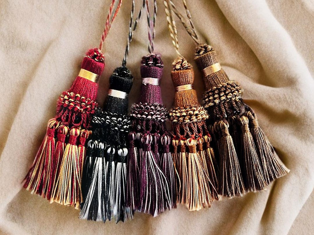 Decorative Key Tassels, French Style Key Tassels, Vintage Style Tassels ...