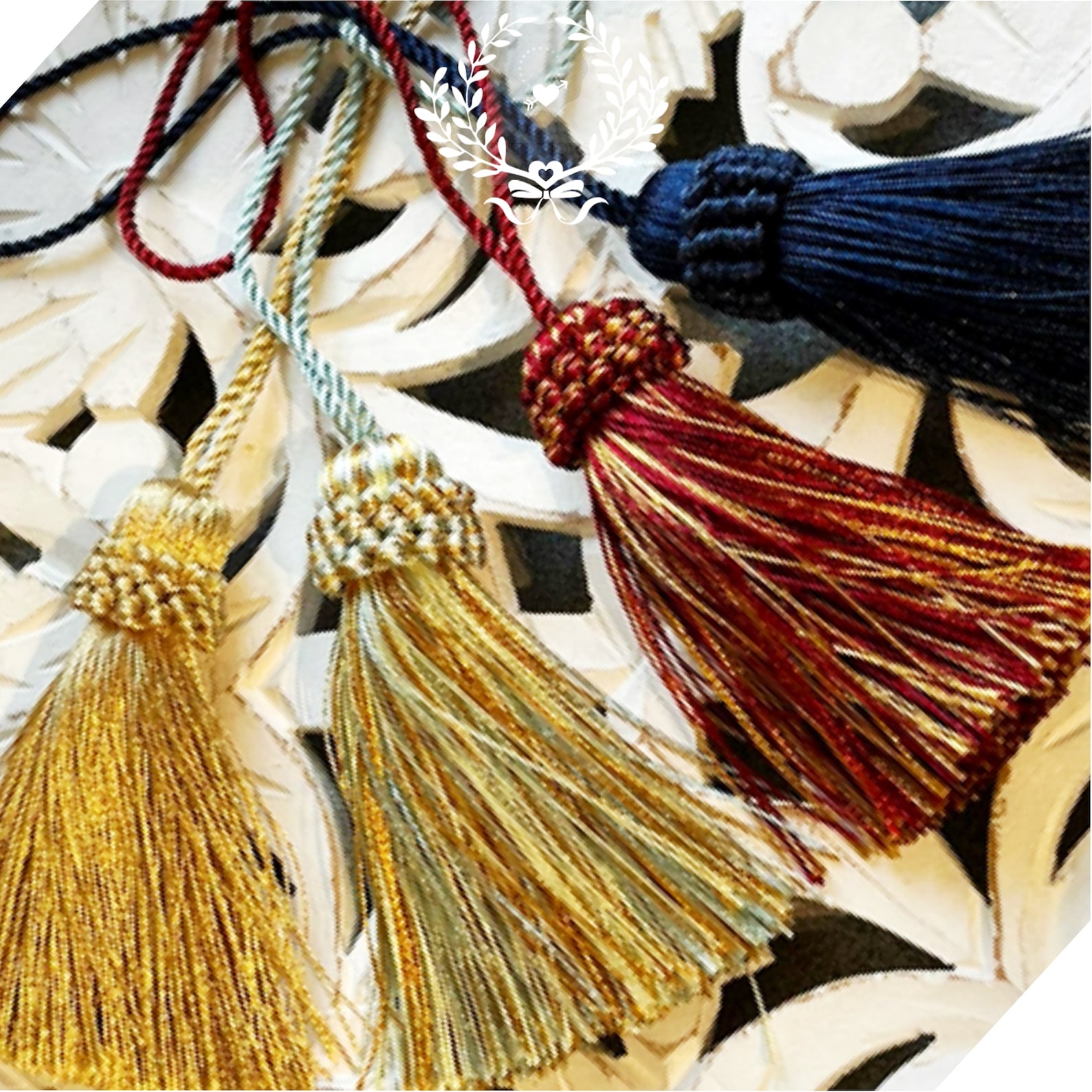 Decorative Key Tassels, Key Tassels, Vintage Style Tassels, Antique ...