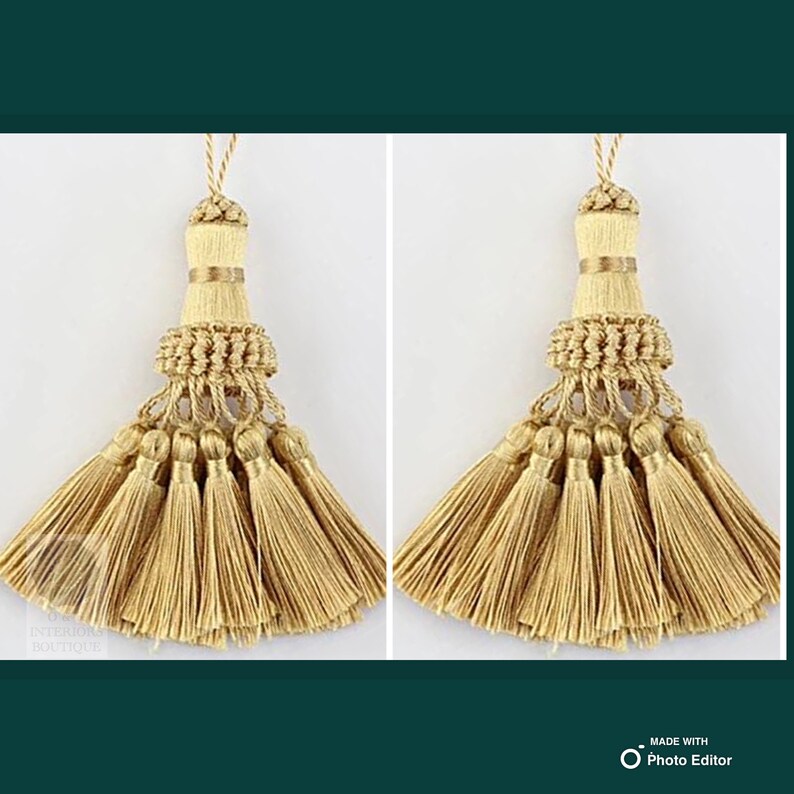 Decorative Key Tassels Gold Key Tassels Vintage Style - Etsy