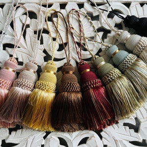 Decorative Key Tassels, Key Tassels, Vintage Style Tassels, Antique ...
