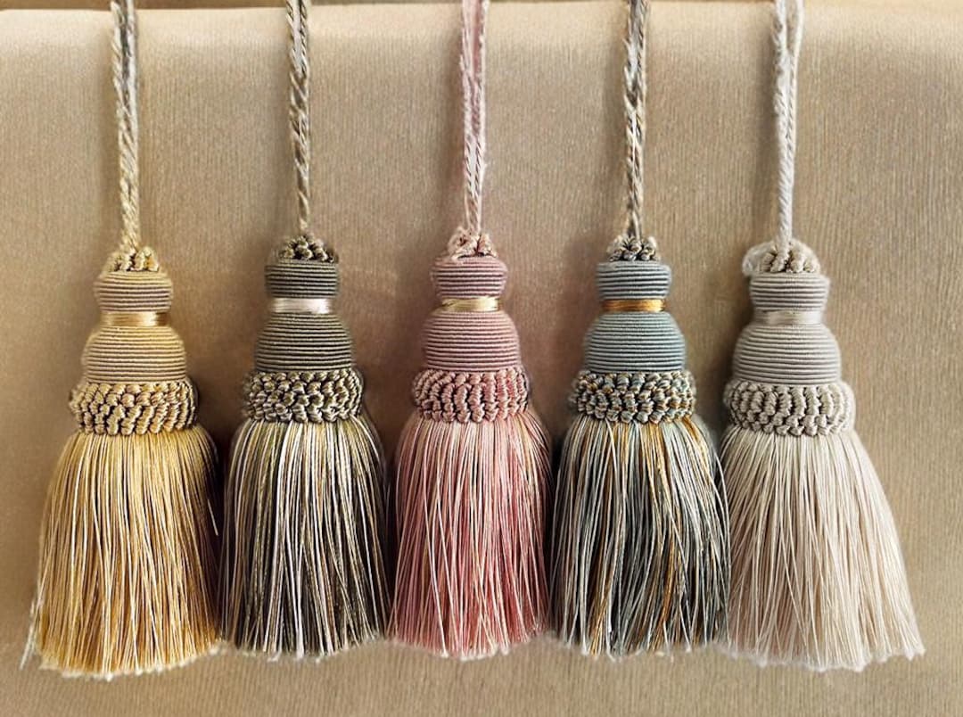 Decorative Key Tassels, Key Tassels, Vintage Style Tassels, Antique ...