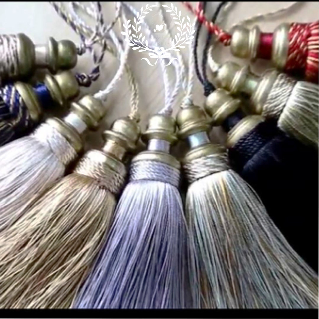 Decorative Key Tassels, Key Tassels, Vintage Style Tassels, Antique ...