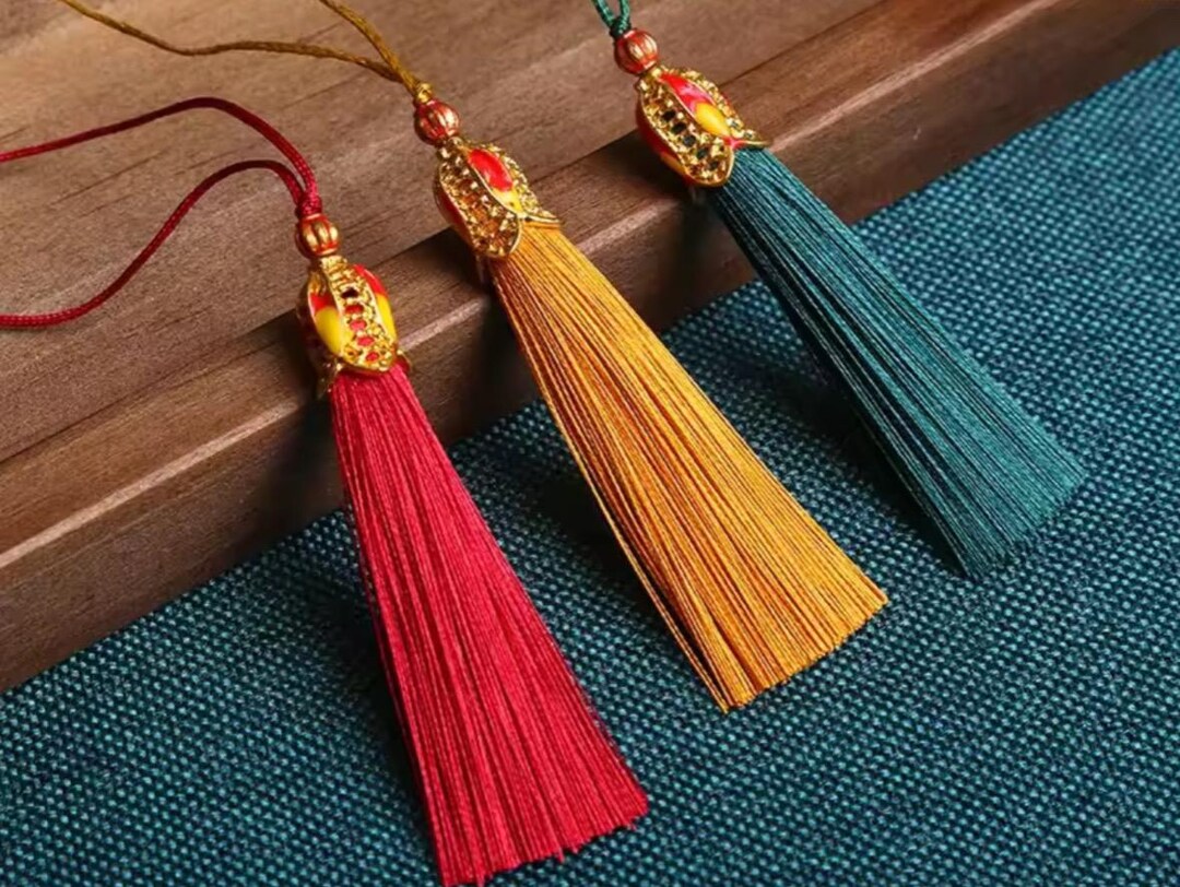 Decorative Key Tassels, Key Tassels With Alloy Cap, Vintage Style ...