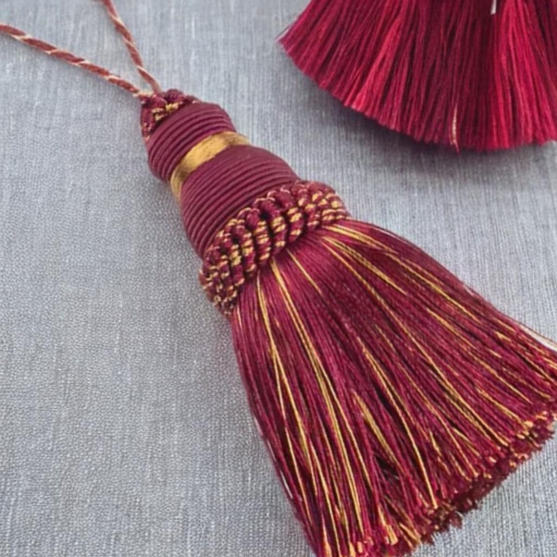 Decorative Key Tassels, Key Tassels, Vintage Style Tassels, Antique ...
