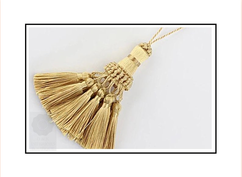 Decorative Key Tassels Gold Key Tassels Vintage Style - Etsy
