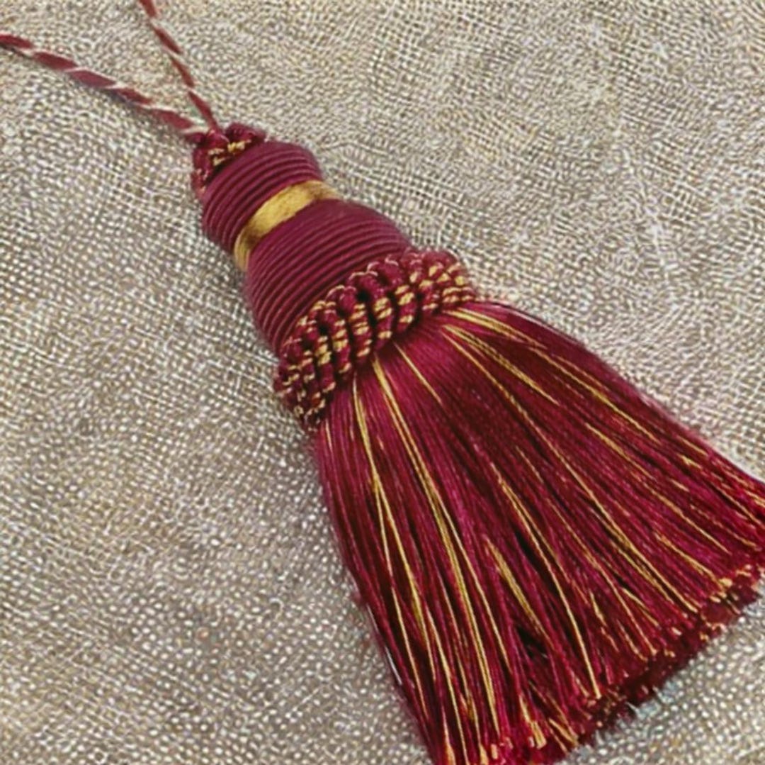 Decorative Key Tassels, Key Tassels, Vintage Style Tassels, Antique ...