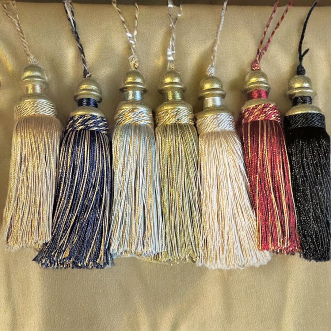 Decorative Key Tassels, Key Tassels, Vintage Style Tassels, Antique ...