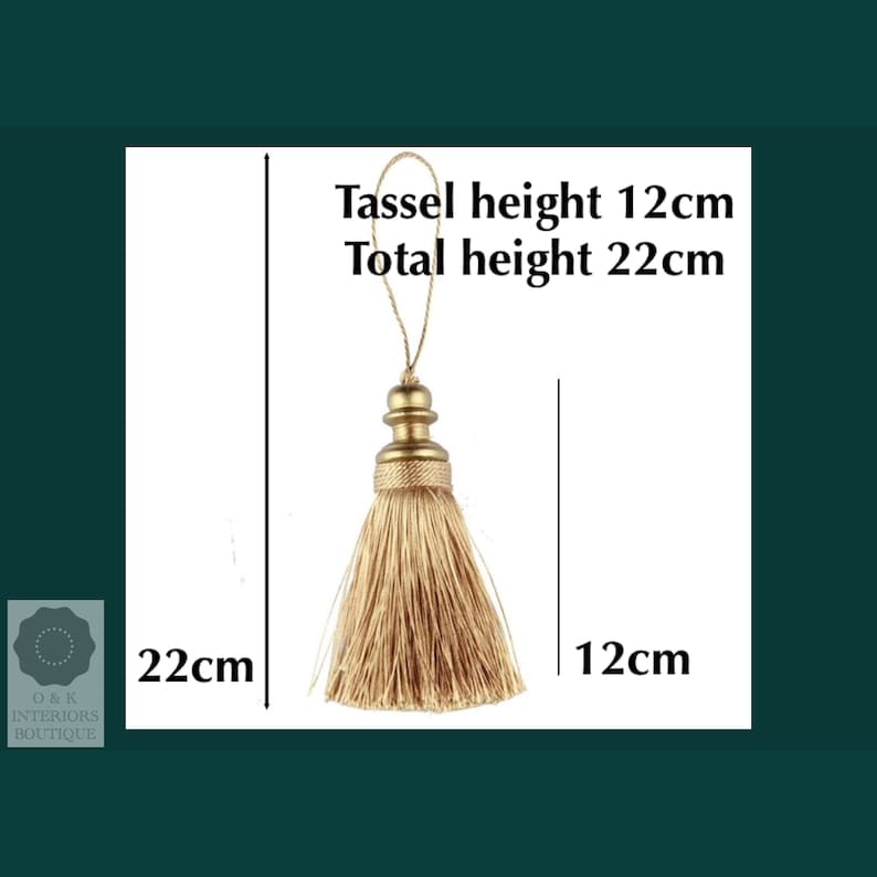 Decorative Key Tassels, Key Tassels, Vintage Style Tassels, Antique ...