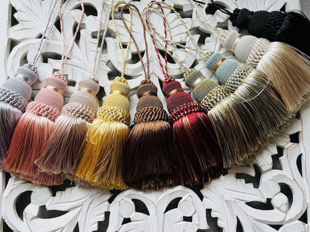 Decorative Key Tassels, Key Tassels, Vintage Style Tassels, Antique ...